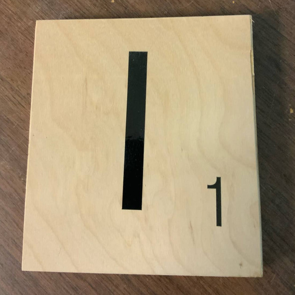Scrabble | Other | New 5 X 55 Scrabble Game Letter I Wooden Alphabet ...